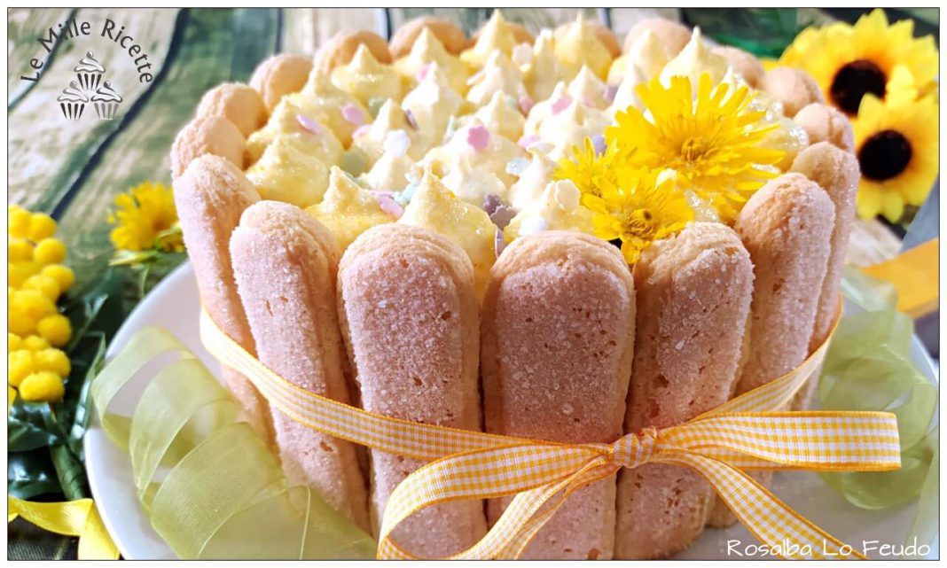 Torta charlotte mimosa: il dolce perfetto per la festa della mamma - Le ...