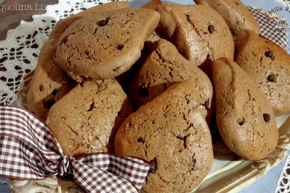 Gocciole al caffè con gocce di cioccolato (senza burro): non le ...